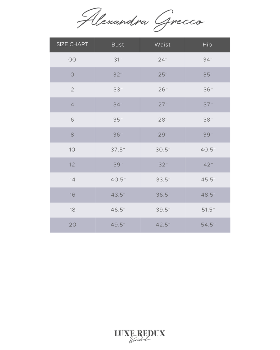 Alexandra Grecco Lennon - Size 8 – Luxe Redux Bridal