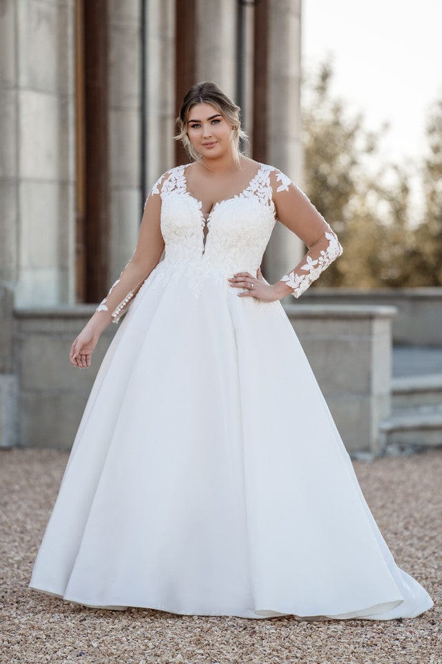Lace wedding dress long sleeve store