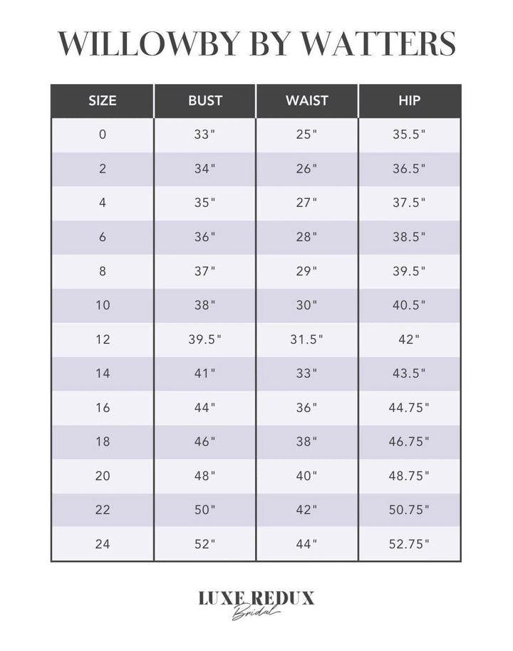 Willowby by Watters Marcail 54711 - Size 10 – Luxe Redux Bridal